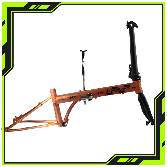 Jual Frame Set Litepro Helium 20" Disc Chromo Red | Shopee Indonesia