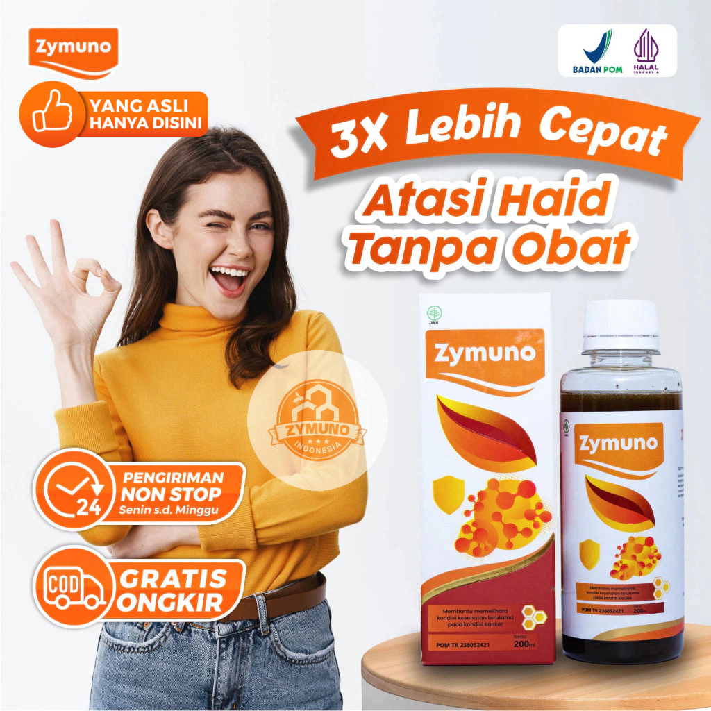 Jual Madu Zymuno Vitamin Madu Herbal Alami Bantu Haid Tidak Lancar ...