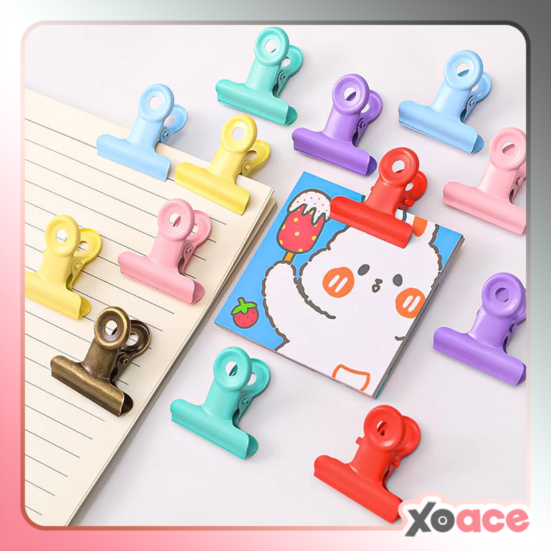 Jual Paper Clip Penjepit Kertas Jepitan Aesthetic Klip Besi Metal Warna ...