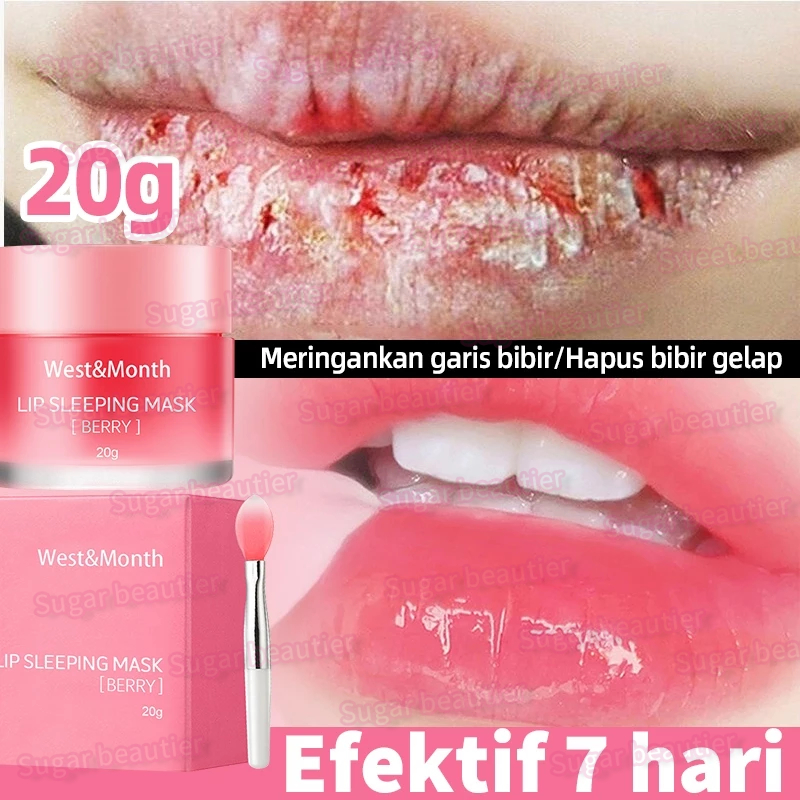 Jual Lip Balm lip mask Krim Pelembab Bibir 20g Krim Pelembab Bibir ...