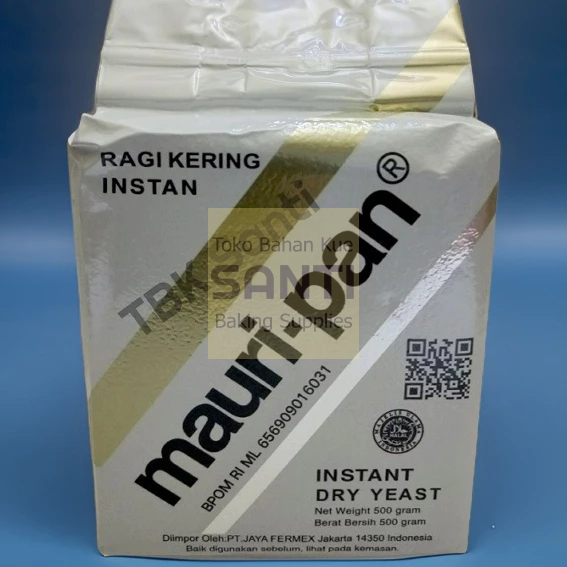 Jual Mauripan Mauri-Pan Import | Ragi Instant Dry Yeast Pengembang Roti ...