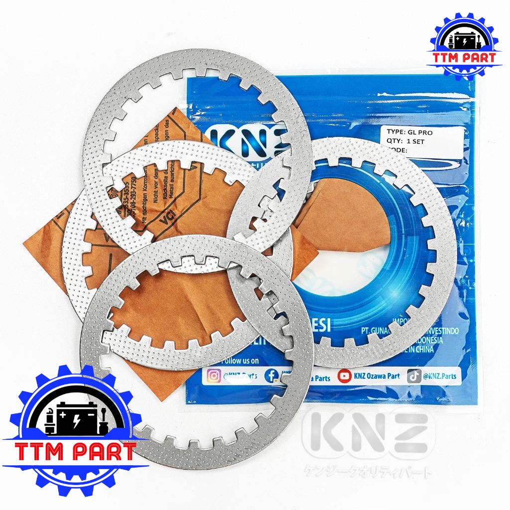 Jual BESI PLAT KOPLING HONDA GL PRO - TIGER REVO - MEGA PRO PRIMUS (4 PCS) (107) KNZ | Shopee ...