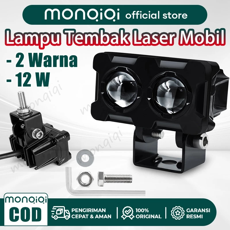 Jual Lampu Tembak Laser Mobil Lampu Motor Led Super Terang SQL 2 Mata ...