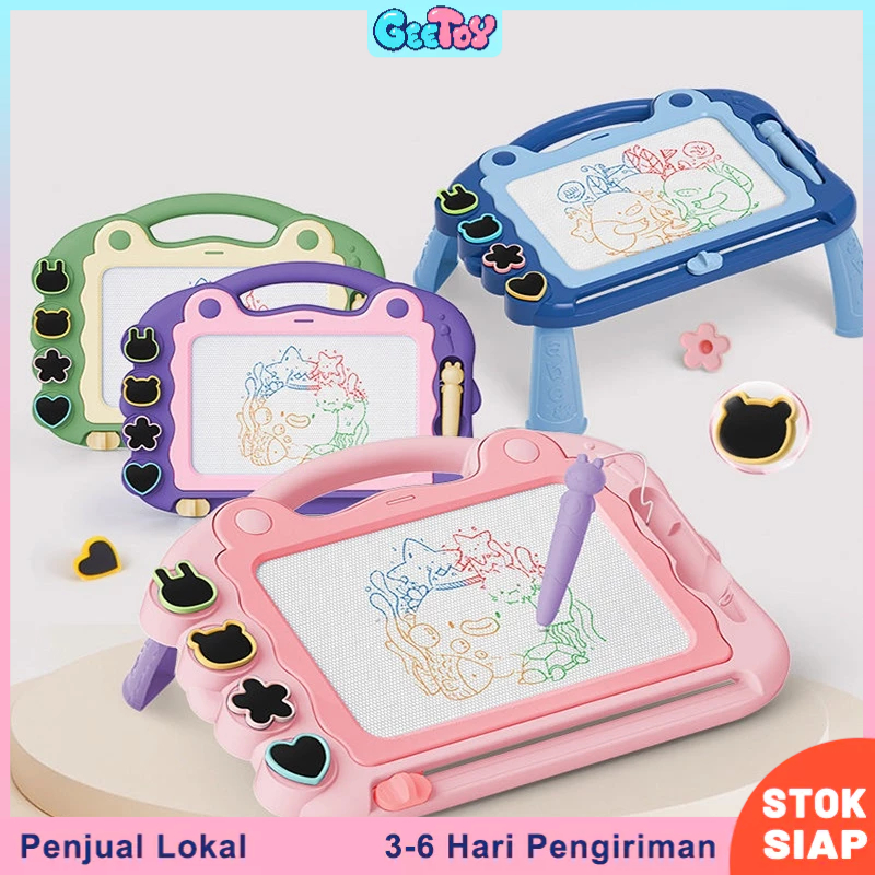 Jual Geetoy Papan Gambar Magnetik Anak Mainan Edukasi Papan Sketsa ...