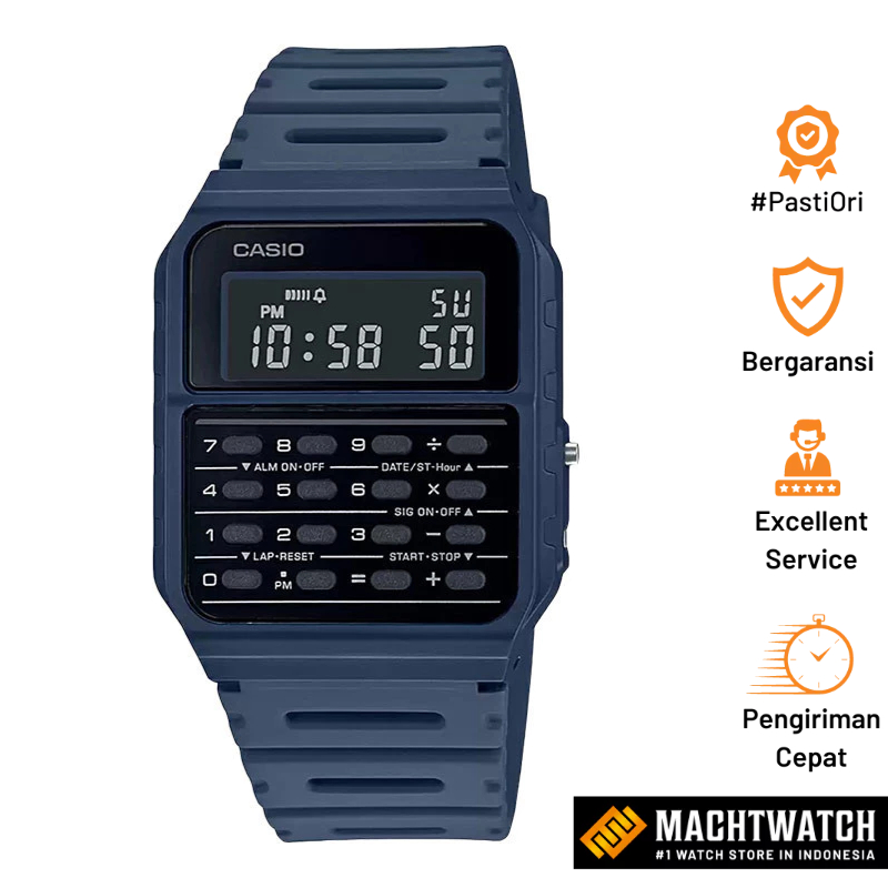 Jual Jam Tangan Unisex Casio General CA-53WF-2BDF Data Bank Digital ...
