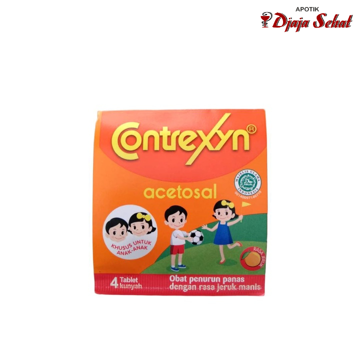 Jual CONTREXYN STRIP ISI 4 TABLET - OBAT DEMAM ANAK | Shopee Indonesia