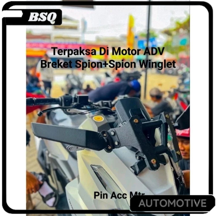 Jual Paket Set Breket Spion+Spion Winglet Nemo R25 Pnp Adv 150 Adv 160 ...