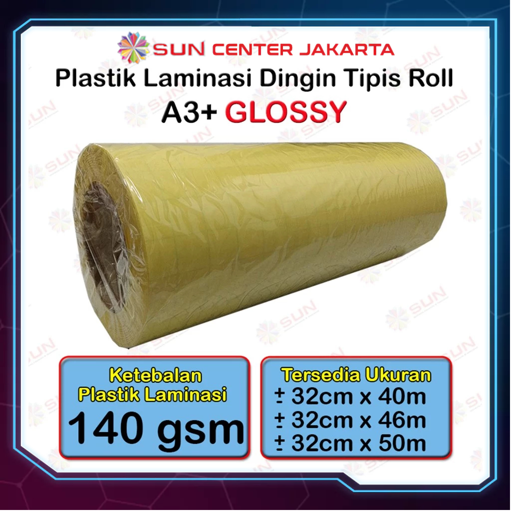 Jual Plastik Laminasi Dingin Tipis Roll A3+ 140 micron uk 32cm - Motif ...