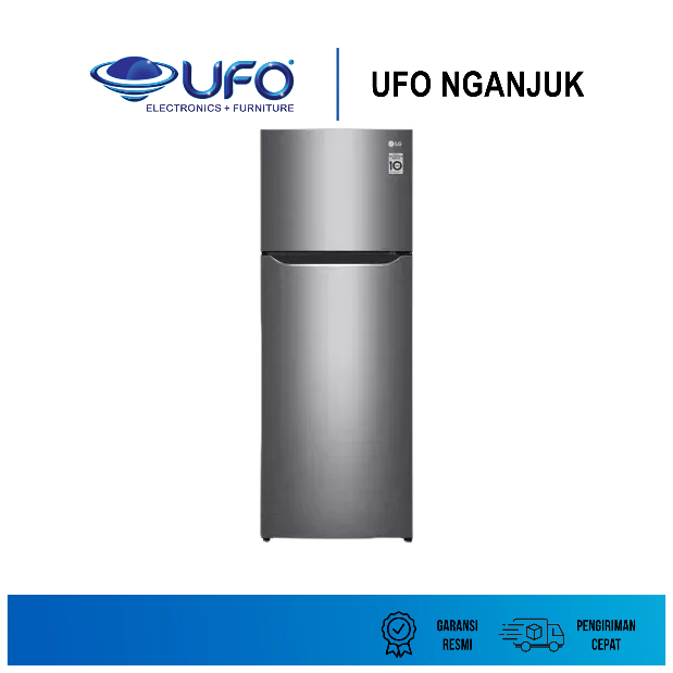 Jual LG Kulkas 2 Pintu 225L Inverter Dark Graphite Steel GNB222SQIB ...