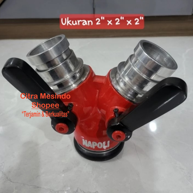 Jual Y Connection Hydrant 2 Handle Cabang Tiga Arah 3 Way Ukuran 2"x2 ...