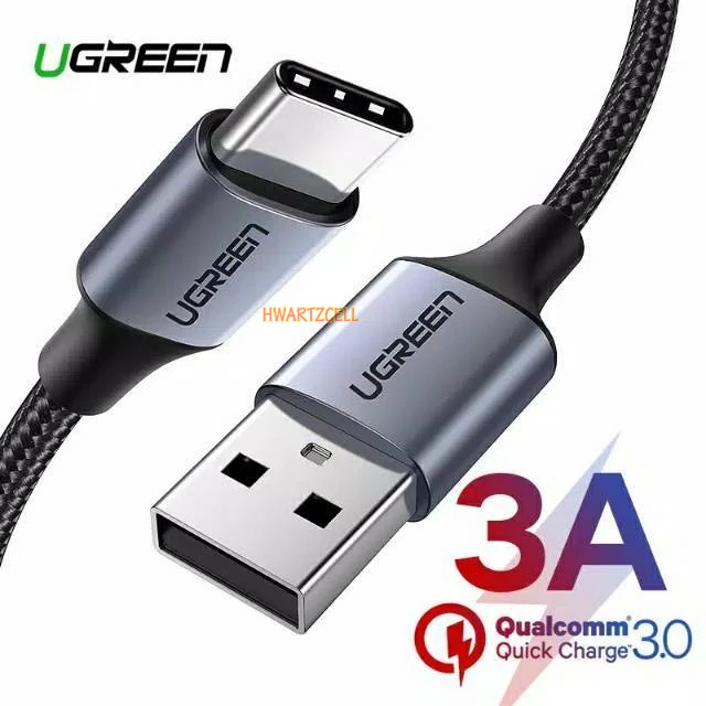 Jual [HWARTZ] Ugreen 3A 18W USB-C Cable Tepsi Type C Nylon Braided fast ...