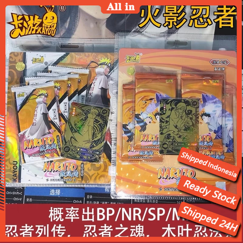Jual 【4 pack+1pc LR card】ORIGINAL Ka You Anime Naruto Kayou CR MR LR ...