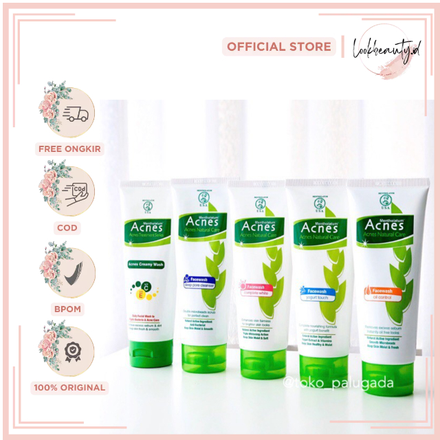 Jual ACNES Facial Wash - creamy wash yogurt touch oil control complete ...