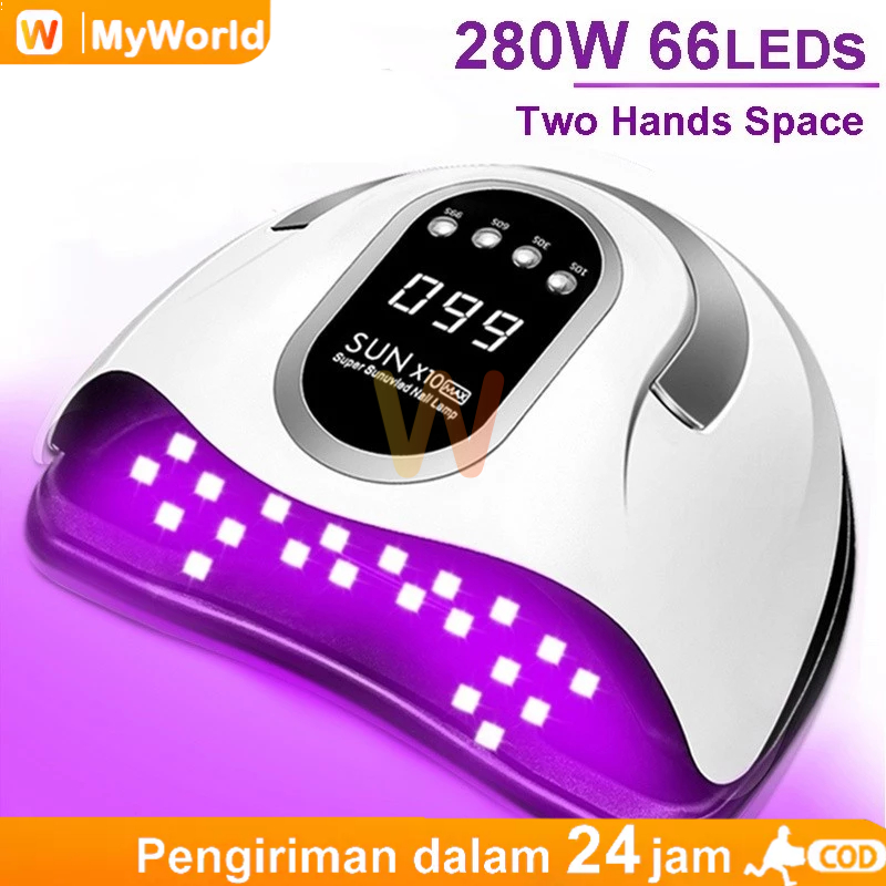 Jual 【COD】Mesin Pengering Kutek SUN X10 Max Lampu Kuku Lampu Fototerapi ...