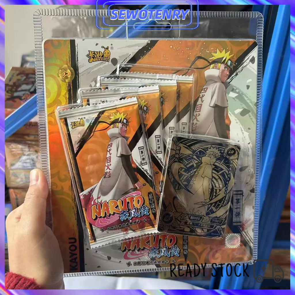 Jual 【4 pack+1pc LR card】ORIGINAL Ka You Anime Naruto Kayou CR MR LR ...
