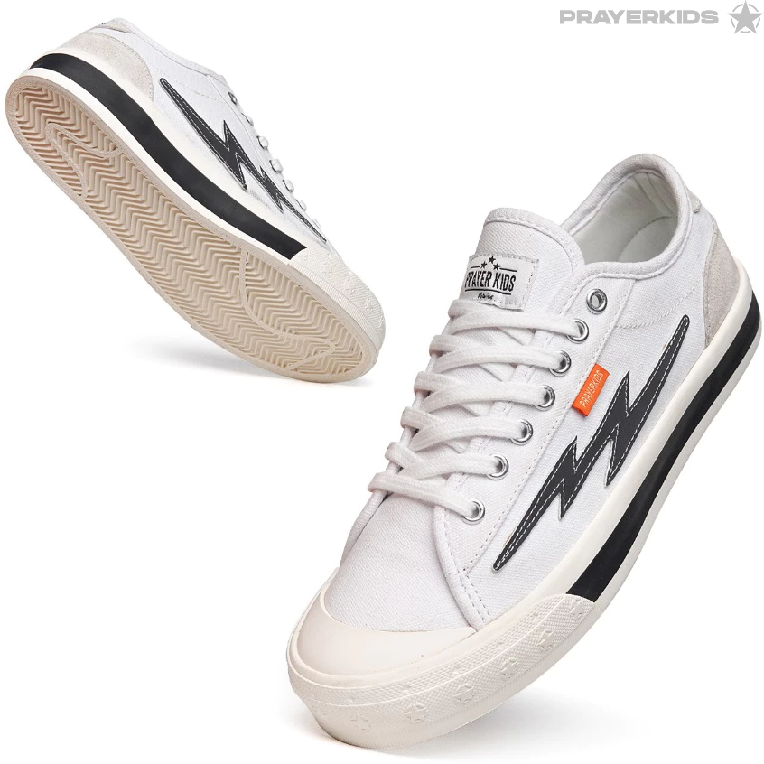 Jual Prayer kids - Sepatu Unisex Volt Off White Reflective Rainbow ...