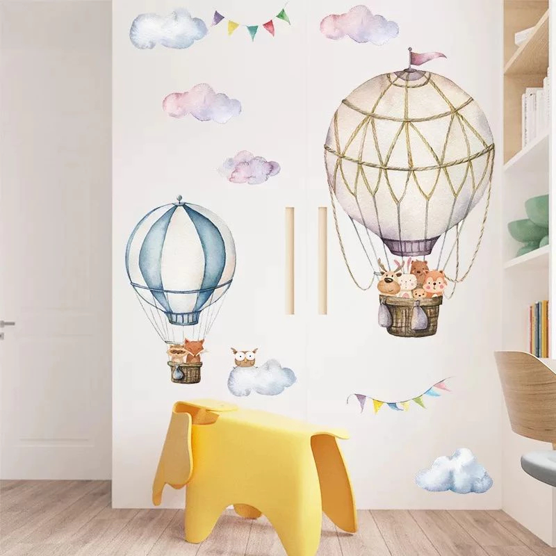 Jual Stiker Dinding Kamar Tidur Aesthetic Kamar Anak Balon Lucu ...