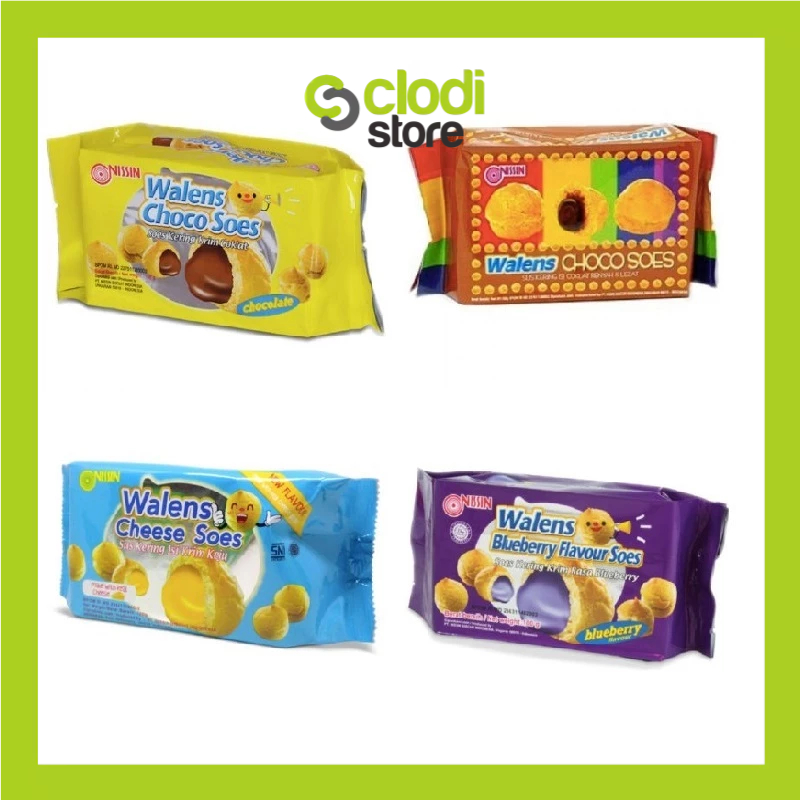 Jual NISSIN WALENS WALLEN CHOCO SOES 100gr SUS KERING MAKANAN RINGAN ...