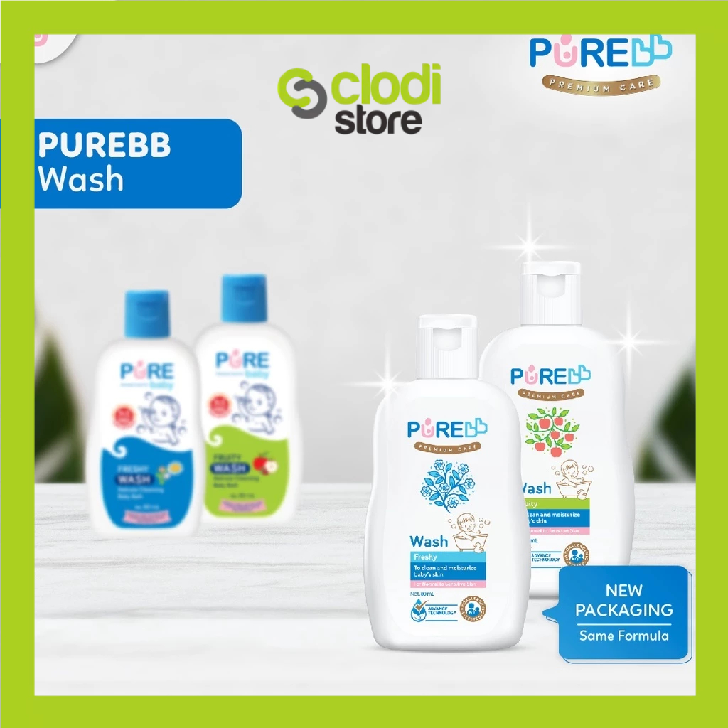 Jual PURE BB BABY Wash 2 in 1 Bath 2 Fruity & Freshy / Sabun Bayi ...