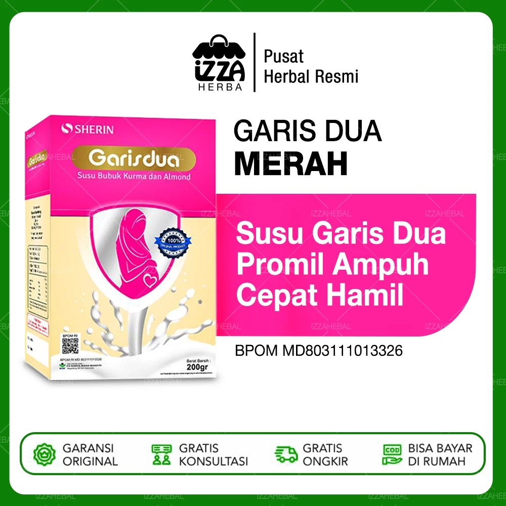 Jual Susu Promil Ampuh Cepat Hamil Susu Garis Dua Original SHERIN ...