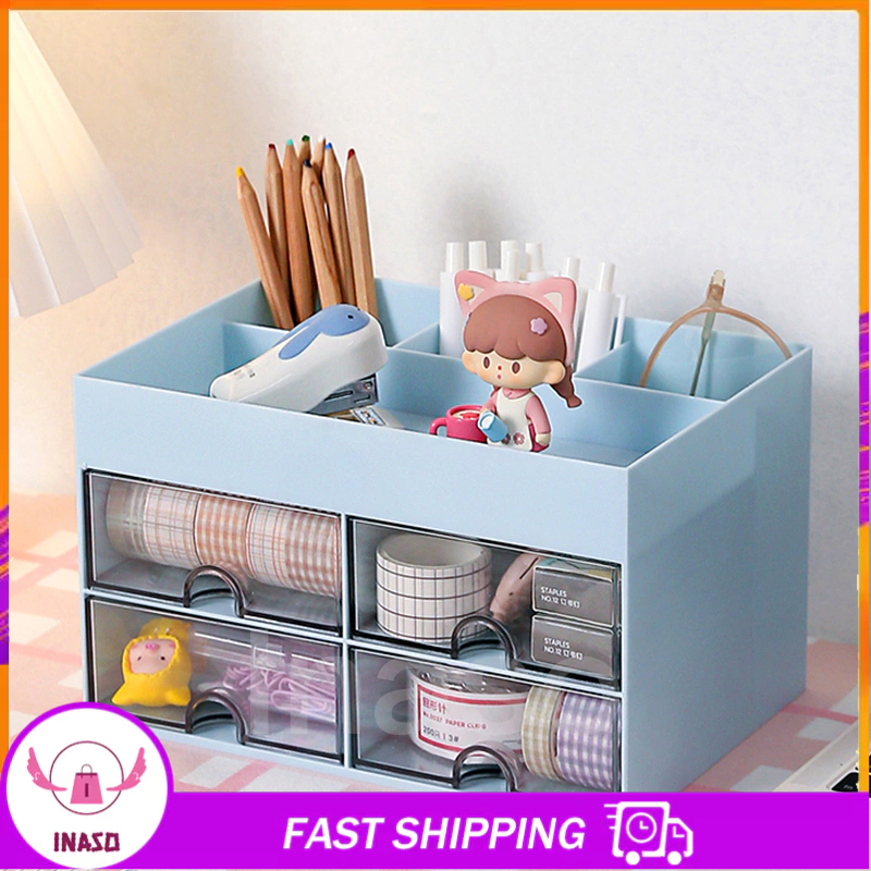 Jual INASO Laci Mini Rak Meja Kerja Aksesoris Kelinci Laci Kosmetik ...