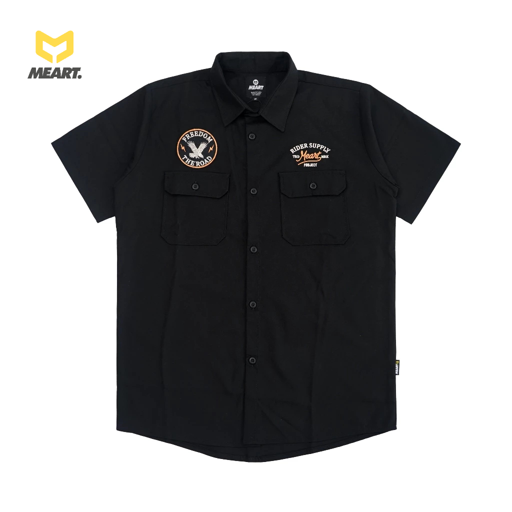 Jual MEART - Workshirt "Eagle The Road" Kemeja Kerja Kemeja Motor ...