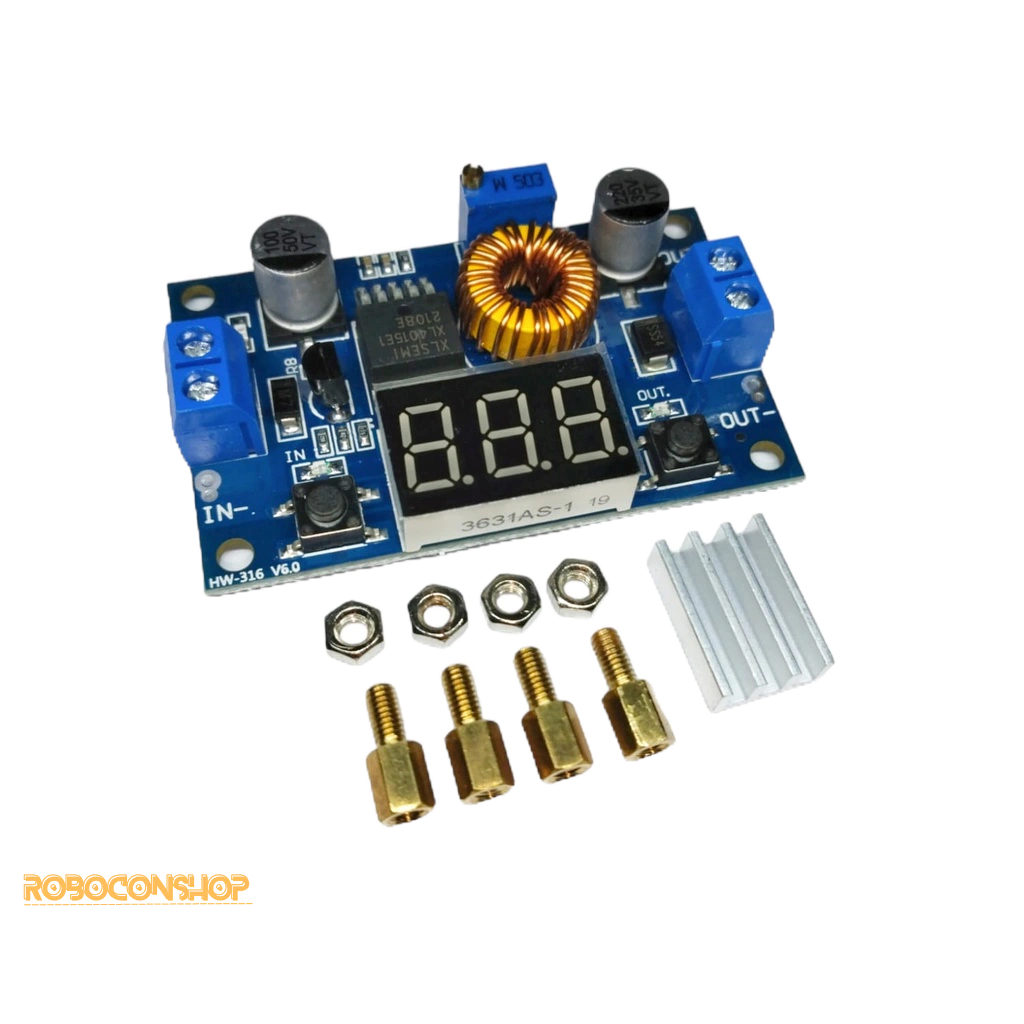 Jual XL4015 DC-DC Step Down Module 5A 75W (with Voltmeter) | Shopee Indonesia