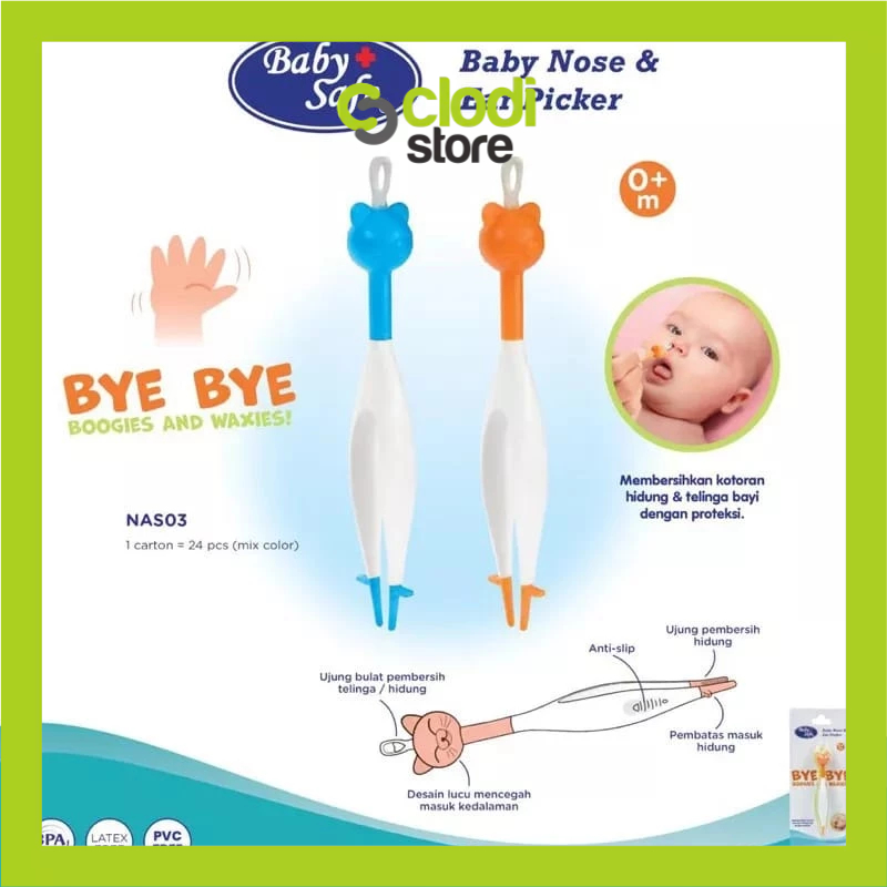 Jual BabySafe NAS03 Baby Nose & Ear Picker Baby Safe | Pembersih ...