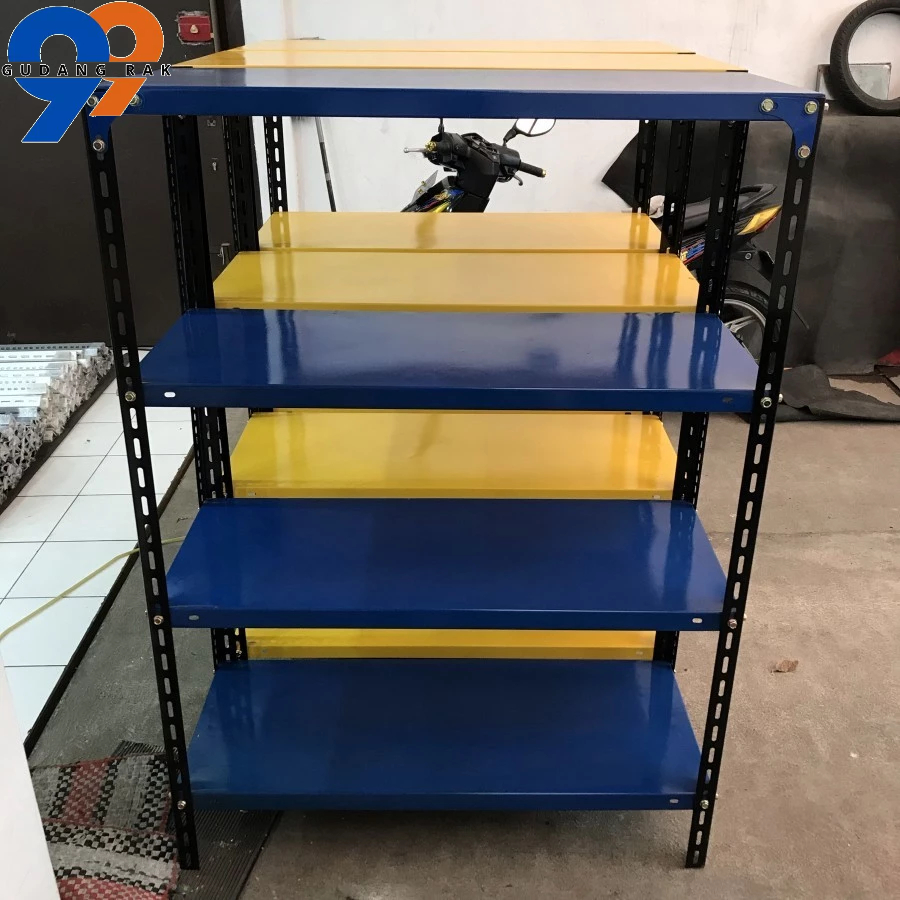Jual Rak Besi Siku Lubang PxLxT 4 Susun 100X50X130 Cm | Shopee Indonesia
