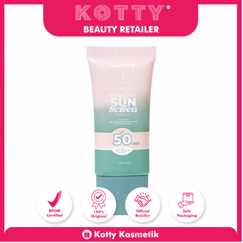 Jual Luxcrime Ultra Light Sunscreen Essence SPF 50 PA++++ | Shopee Indonesia