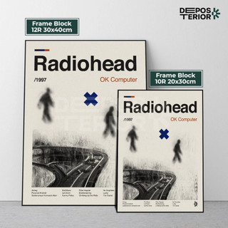 Jual Poster Radiohead - ok computer Cover Album Frameblock | Shopee ...