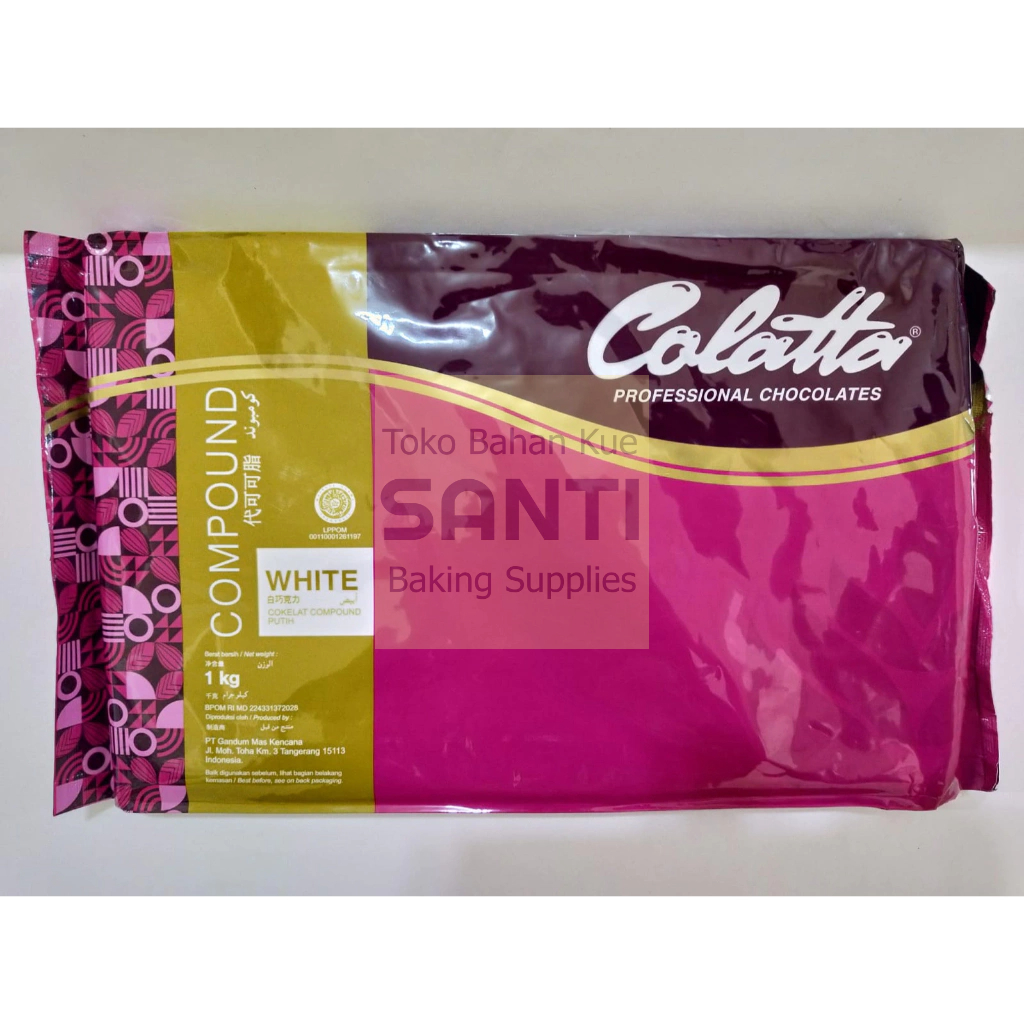Jual Colatta | White Compound Chocolate Compound | 1 Kg | Shopee Indonesia