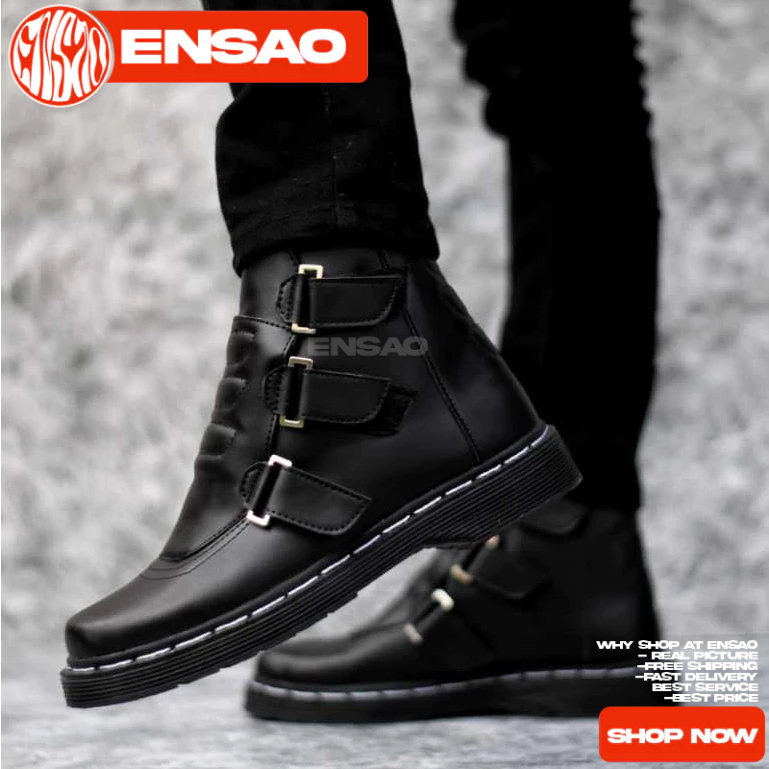 Jual Sepatu Touring Casual Pria Hitam Raider Pria | Shopee Indonesia