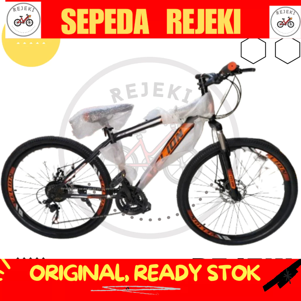 Jual SEPEDA MTB 24 VELLION REM CAKRAM +operan 7 speed+ Garpu sok ...