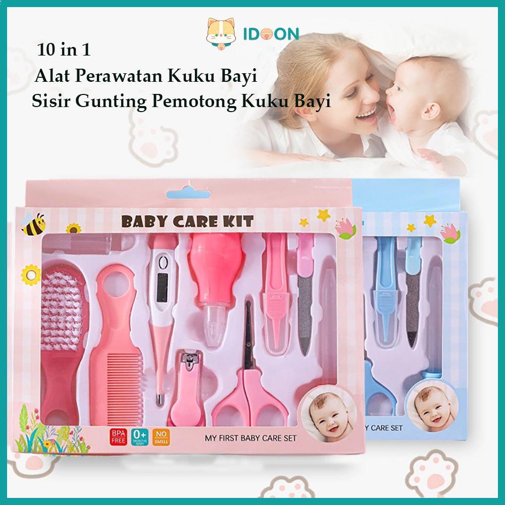 Jual IDOON Baby Care Kit Set Alat Perawatan Bayi 10 In 1 Perlengkapan ...