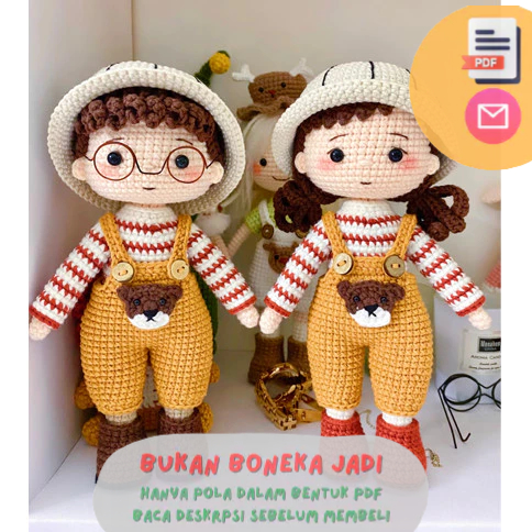 Jual Min and Mina ENG {Pdf File Amigurumi/crochet pattern} | Shopee ...