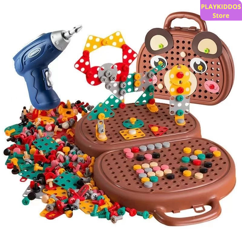 Jual Mainan Anak Toolbox Mainan Simulasi Bor Anak Mainan Bongkor Pasang ...