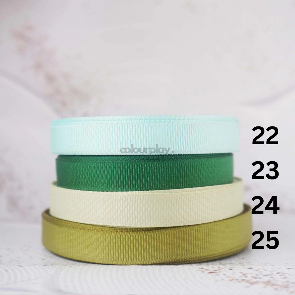 Jual Bahan Pita DIY/Craft/Kado - Gross Grain 1/2 inch per meter Variasi ...
