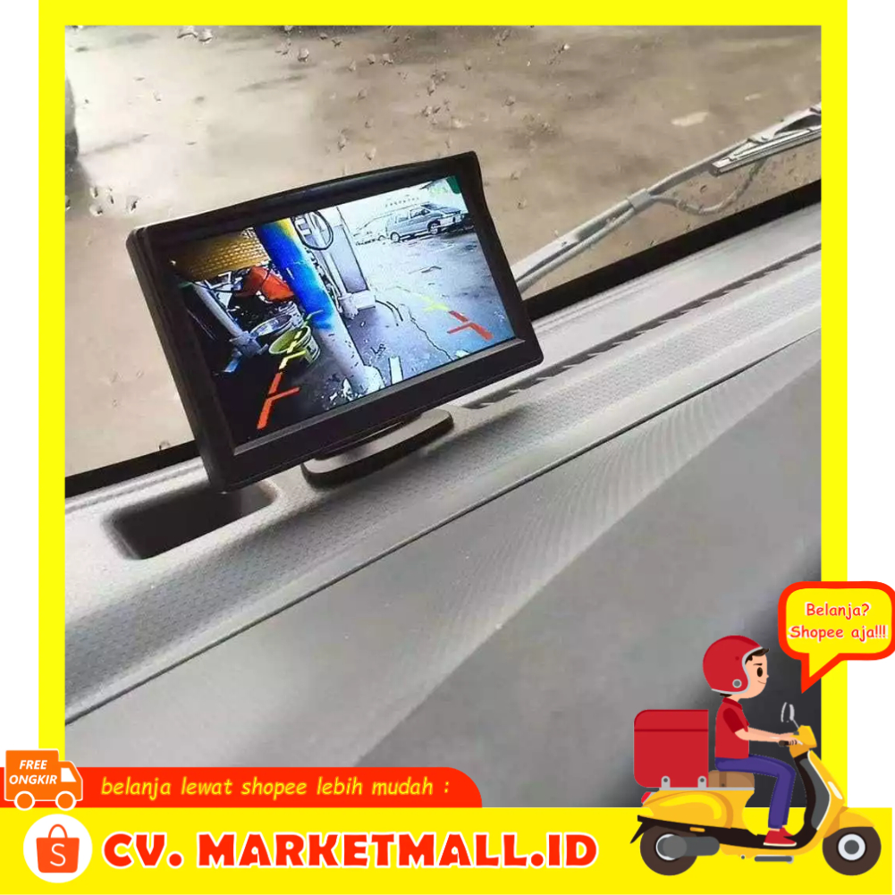 Jual Market Mall - Monitor Parkir Mobil Rear View TFT LCD Display 4.3 ...