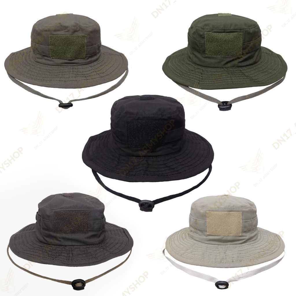 Jual Topi Rimba Tactical Hitam,Krem,Abu, Hijau Army, Hijau Olive ...