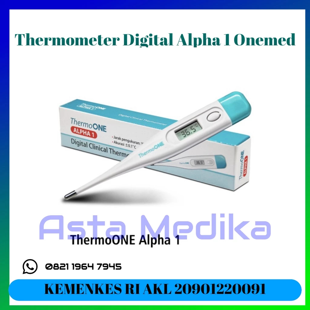 Jual Thermometer Suhu Onemed - Thermo ONE Alpha 1, Alpha 2, Alpha 3 ...