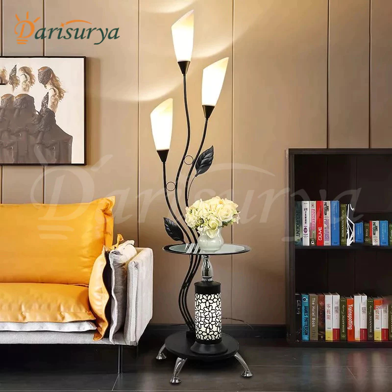 Jual Lampu Lantai berdiri ruang tamu Lampu standing Minimalis LED 3 ...