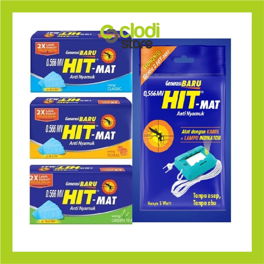 Jual Hit Mat Alat & Refill Anti Nyamuk Listrik Obat Nyamuk Elektrik ...