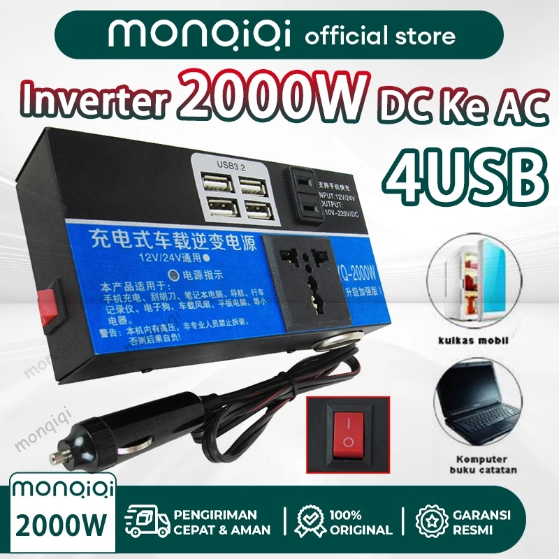 Jual Inverter 2000W Inverter DC Ke AC Modified Sine Wave Inverter ...