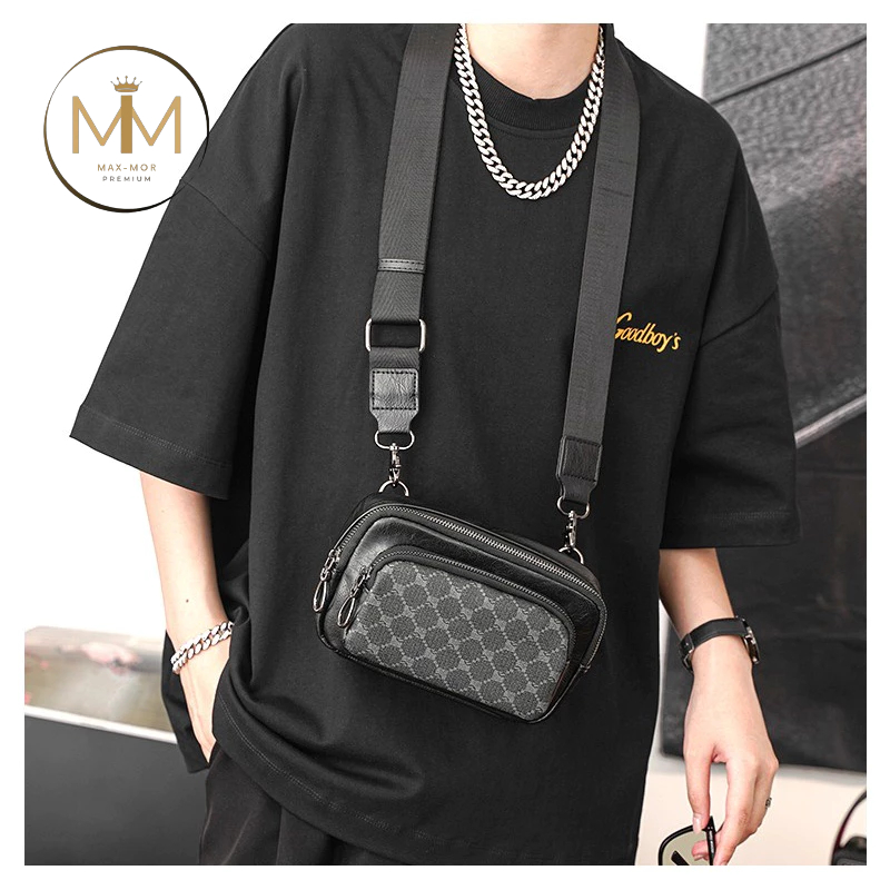 Jual [Max-Mor] M070 Tas Selempang Pria Kulit Tas Kulit Pria Tas Pria ...