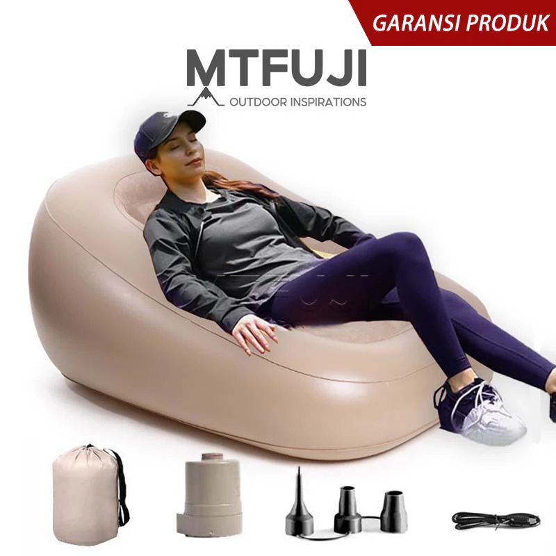 Jual Mt.Fuji Sofa tunggal kursi santai tiup camping tatami kamar tidur sofa malas pompa udara ...