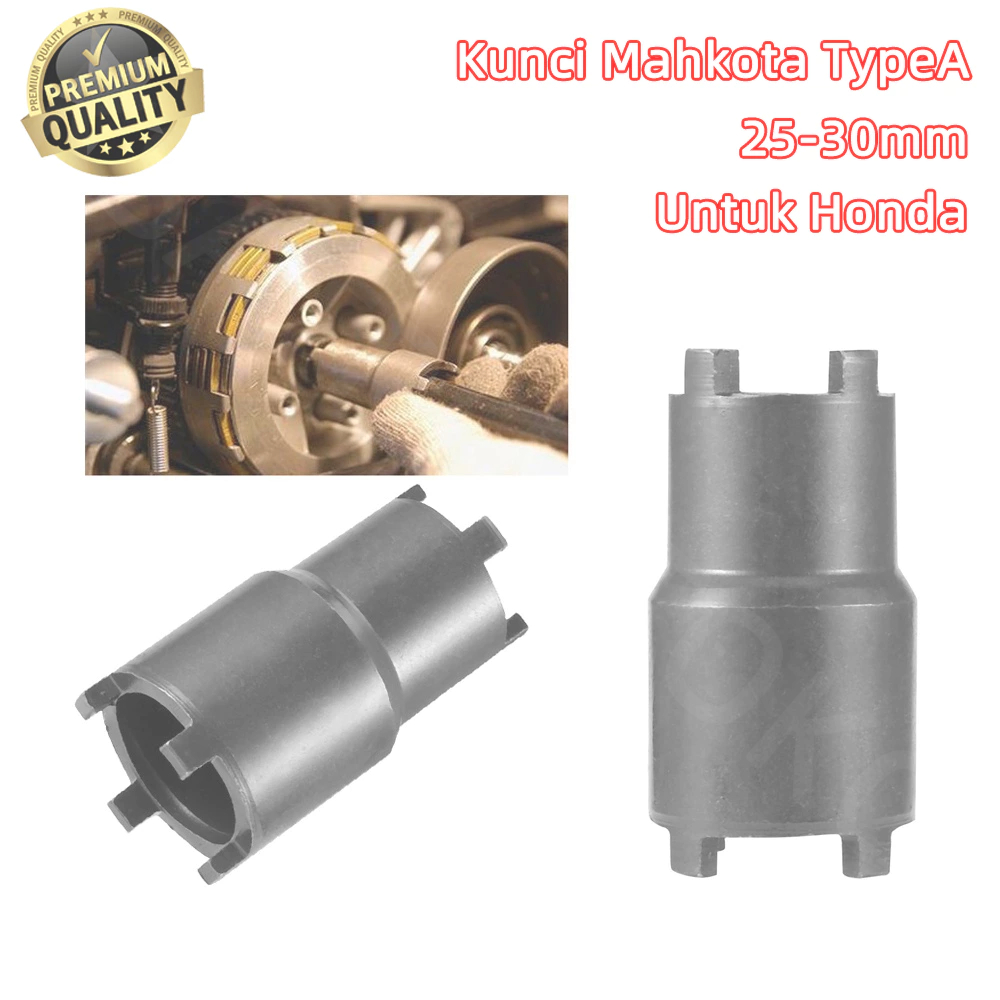 Jual Kunci Mahkota Mur Kopling Type A 25-30mm Double Crown Socket 1/2 Inch Untuk Honda Kunci ...