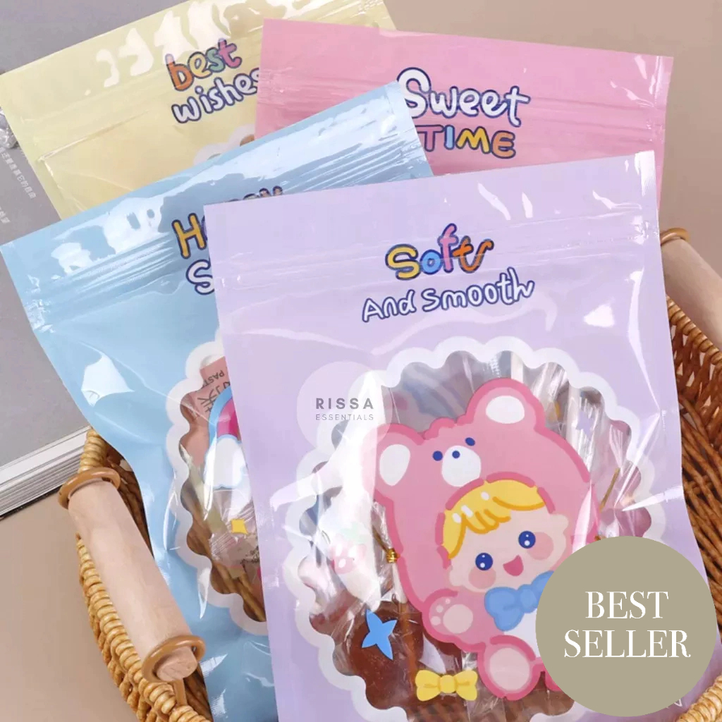 Jual [ISI±50 LEMBAR - 14x18.5 cm] [RISSA] Plastik Klip Ziplock Motif ...