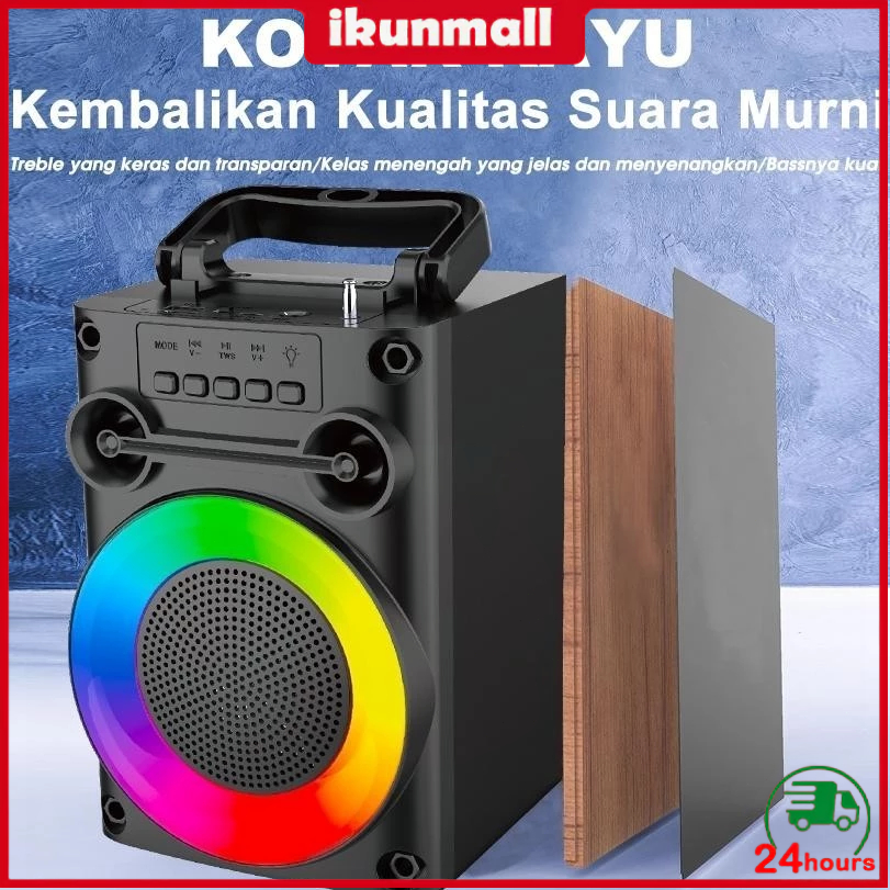 Jual 【PRO BASS】Speaker Bluetooth Karaoke Protable Super Bass Polytron ...