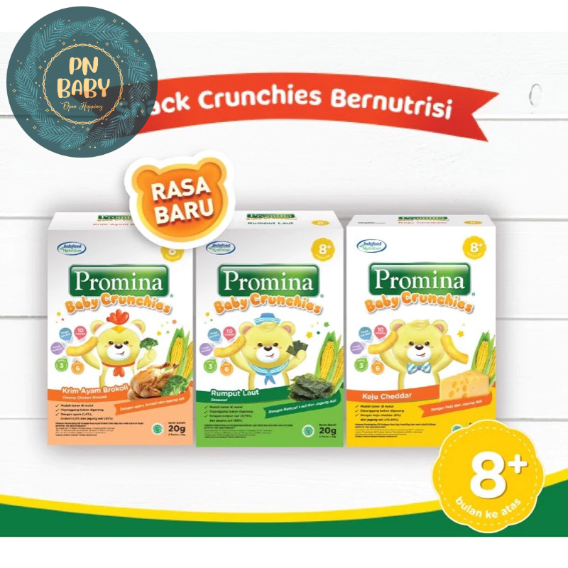 Jual Promina Baby Crunchies 20gr 8+ Promina Crunchies 20gr I Snack Bayi ...